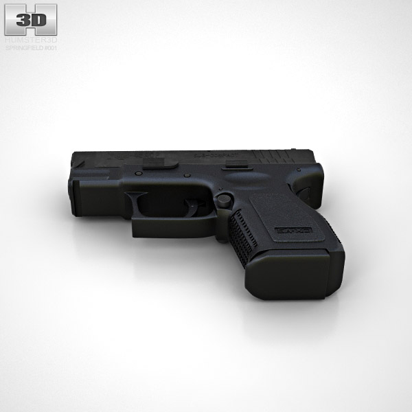 Springfield Armory XD (HS2000) 3.5 inch sub-compact 3D model - Download ...