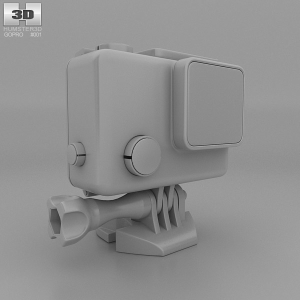 GoPro HERO3+ 3D model - Download Photo camera on 3DModels.org