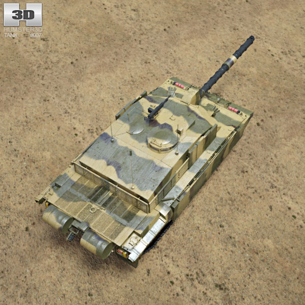 Challenger 2 3D model - Download Tank on 3DModels.org