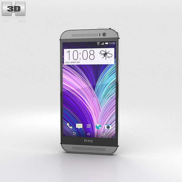 HTC M8 Gray 3D model - Download Phones on 3DModels.org