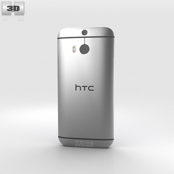 HTC M8 Gray 3D model - Download Phones on 3DModels.org