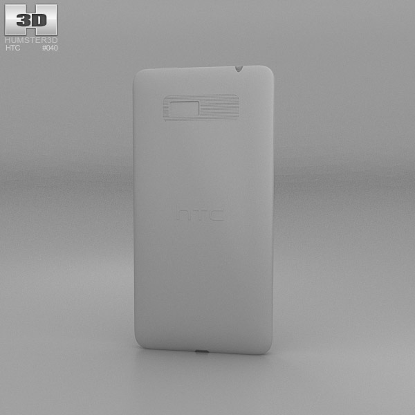HTC Desire 600 Black 3D model - Download Phones on 3DModels.org