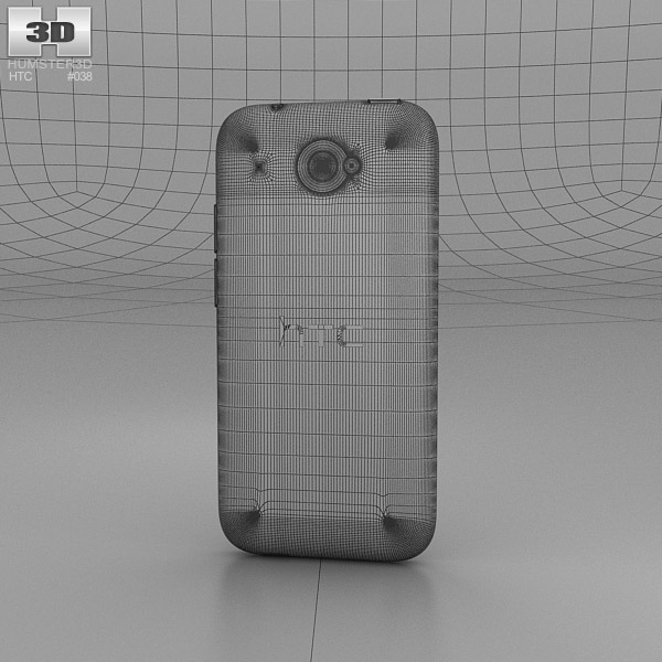 HTC Desire 601 Red 3D model - Download Phones on 3DModels.org