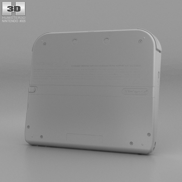Nintendo 2DS Black + Blue 3D model - Download Game Console on 3DModels.org