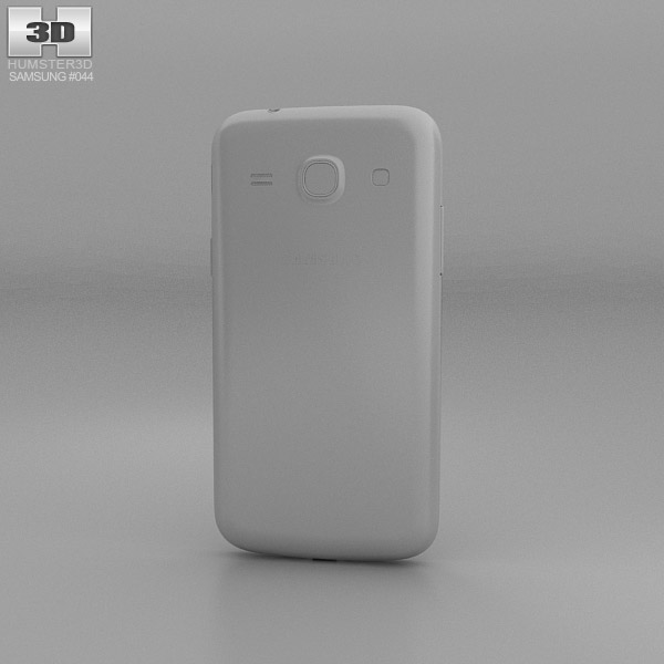 Samsung Galaxy Core Plus White 3D model - Download Phones on 3DModels.org