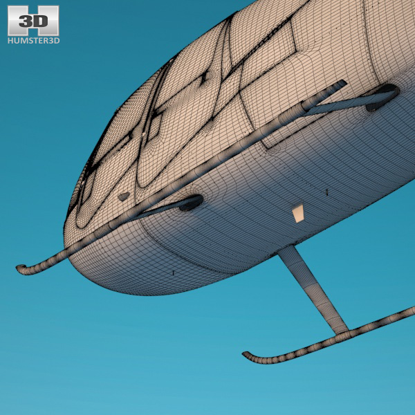 Robinson R44 Raven 3D model - Download Helicopter on 3DModels.org
