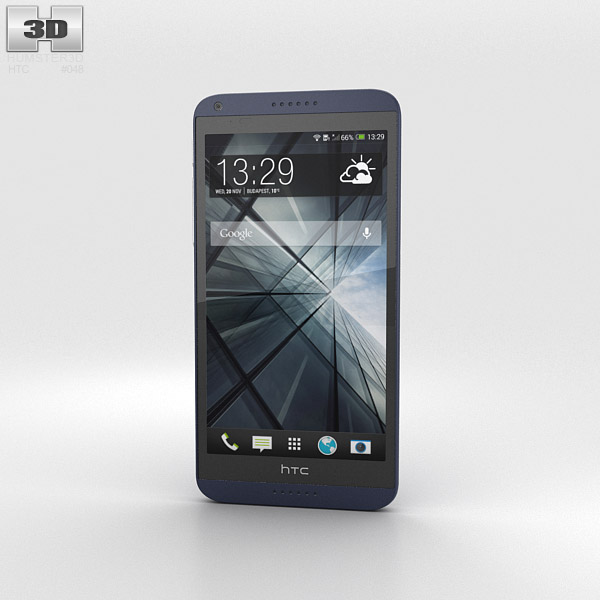 HTC Desire 816 Blue 3D model - Download Phones on 3DModels.org