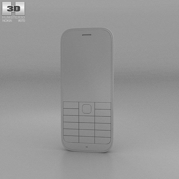 Nokia 220 Yellow 3D model - Download Phones on 3DModels.org