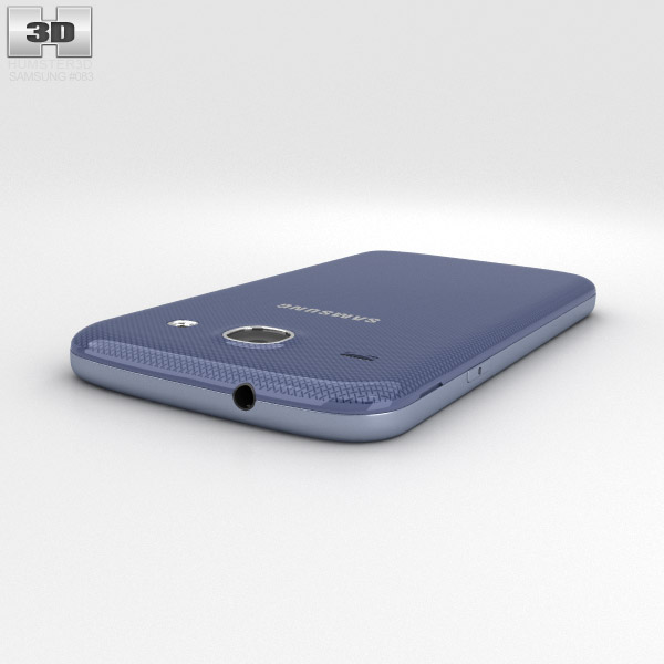 Samsung Galaxy Core Metallic Blue 3D model - Download Phones on ...