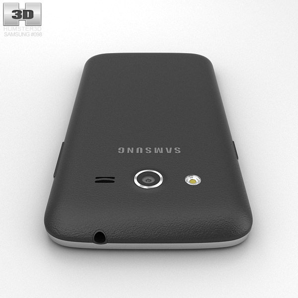 Samsung Galaxy Core LTE Black 3D model - Download Phones on 3DModels.org