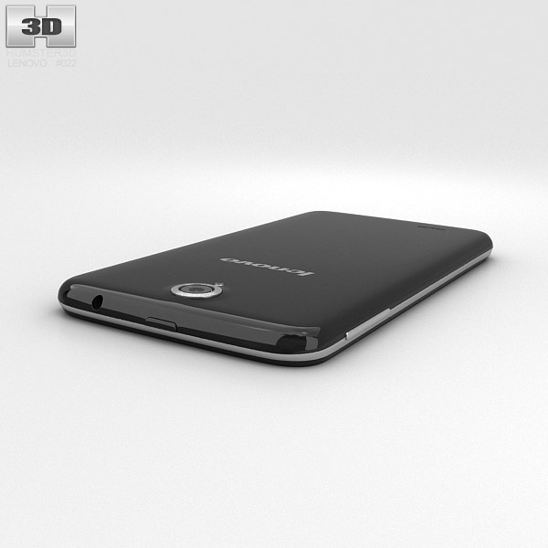레노버 A850 블랙 3D 모델 - 다운로드 전화 on 3DModels.org