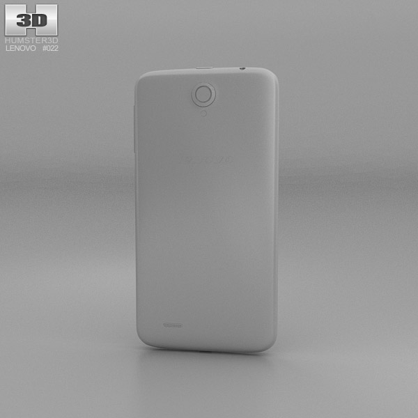 Lenovo A850 Black 3D model - Download Phones on 3DModels.org