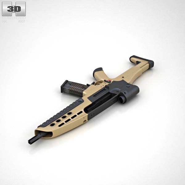 Heckler & Koch XM8 3D model - Download Assault rifle on 3DModels.org