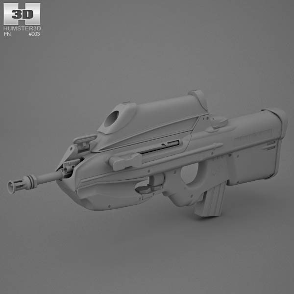FN F2000 3D model - Download Assault rifle on 3DModels.org
