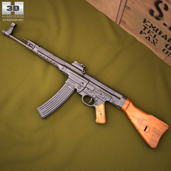 StG 44 二战突击步枪 3D模型 - 下载 突击步枪 开启 3DModels.org