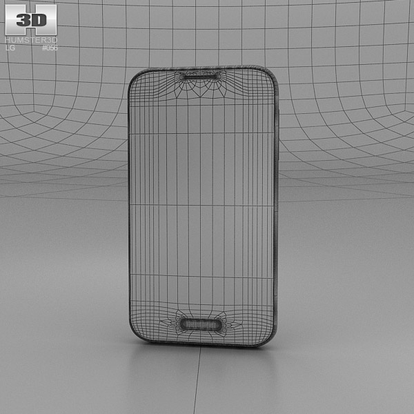 LG L40 Black 3D model - Download Phones on 3DModels.org