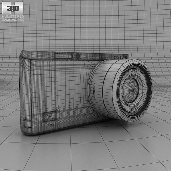Samsung NX Mini Smart Camera Mint Green 3D model - Download Photo ...
