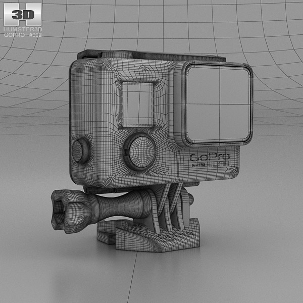 GoPro HERO3+ Blackout Housing 3D model - Download Photo camera on ...