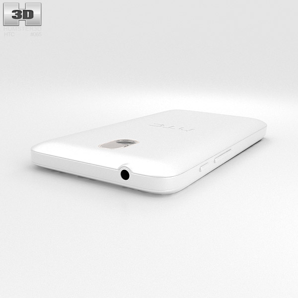 HTC Desire 210 White 3D model - Download Phones on 3DModels.org
