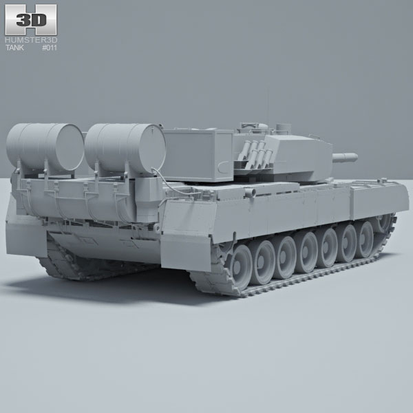 Arjun Tank Mk I 3D model - Download Tank on 3DModels.org