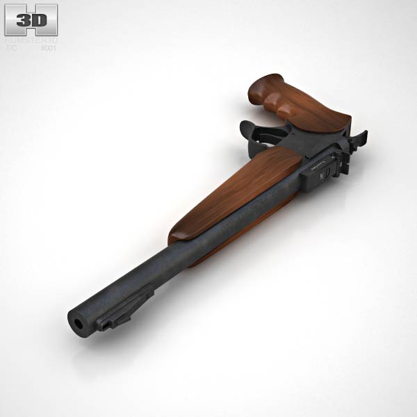 Thompson Contender G2 3D model - Download Pistol on 3DModels.org