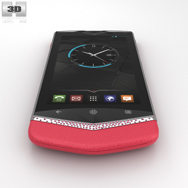 Vertu Constellation Gemstones Rose Ruby 3D model - Download Phones on ...