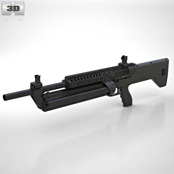 SRM Arms Model 1216 3D model - Download Shotgun on 3DModels.org