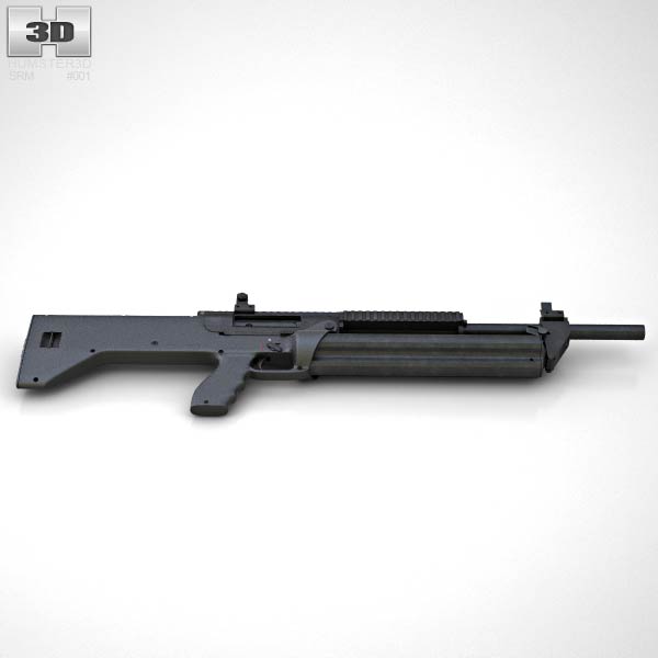 SRM Arms Model 1216 3D model - Download Shotgun on 3DModels.org