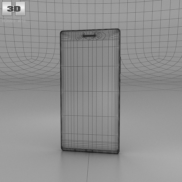 화웨이 Ascend P7 핑크 3D 모델 - 다운로드 전화 on 3DModels.org