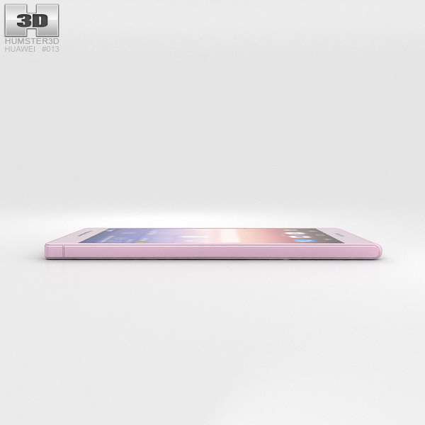 Huawei Ascend P7 Pink Modelo 3D - Descargar Teléfonos on 3DModels.org