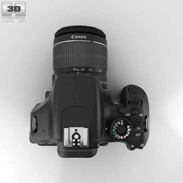 Canon EOS 600D 3D model - Download Photo camera on 3DModels.org