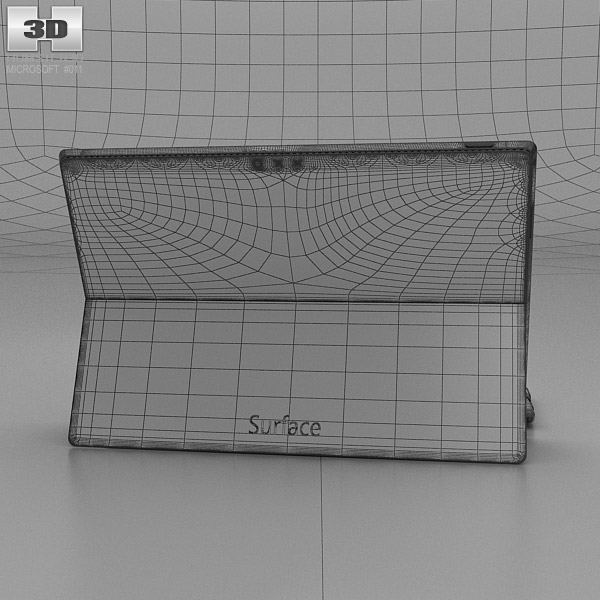 Microsoft Surface Pro 3 Blue Cover 3D 모델 - 다운로드 태블릿 컴퓨터 on 3DModels.org
