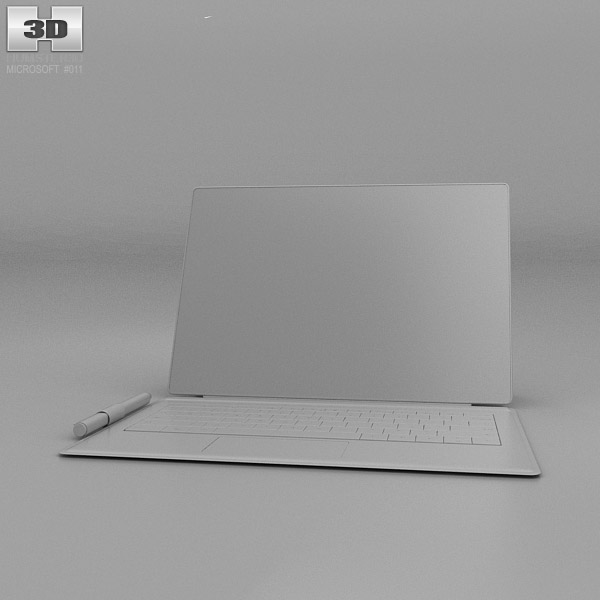 Microsoft Surface Pro 3 Blue Cover 3D 모델 - 다운로드 태블릿 컴퓨터 on 3DModels.org