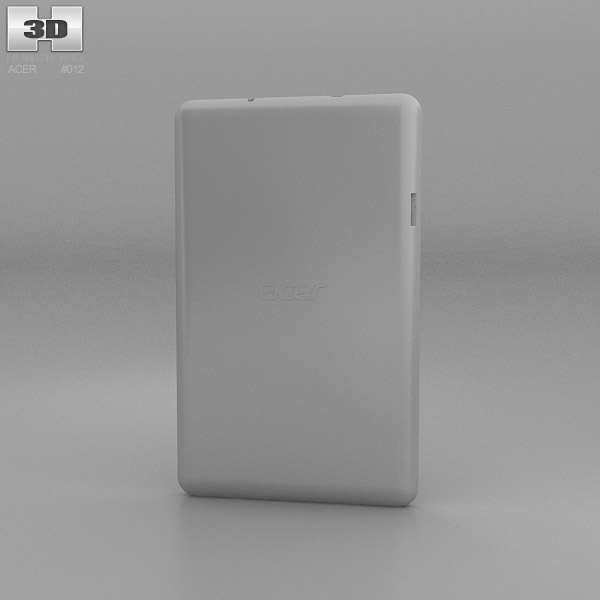 Acer Iconia B1-720 White 3D model - Download Tablet on 3DModels.org