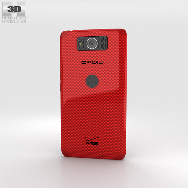 Motorola Droid Maxx Red 3D model - Download Phones on 3DModels.org