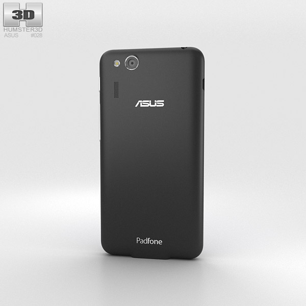 Asus PadFone Mini 4.3-inch Titanium Black 3D model - Download Phones on ...