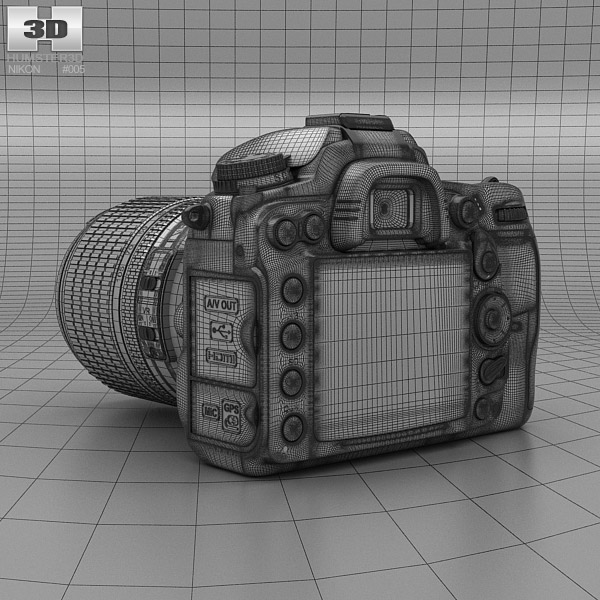 Nikon D7000 3D model - Download Photo camera on 3DModels.org