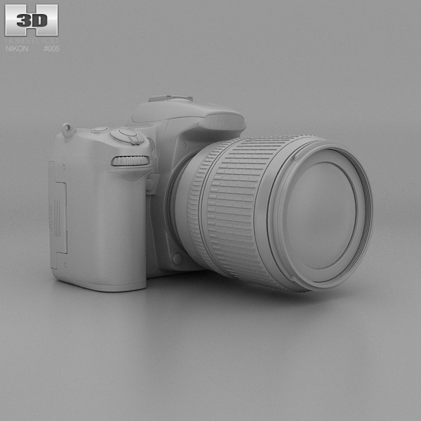 Nikon D7000 3D model - Download Photo camera on 3DModels.org