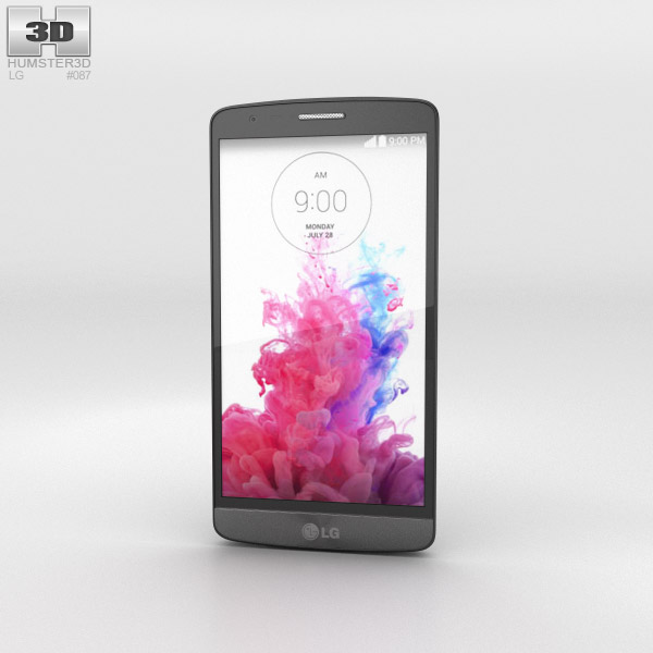 LG G3 S Metallic Black 3D model - Download Phones on 3DModels.org