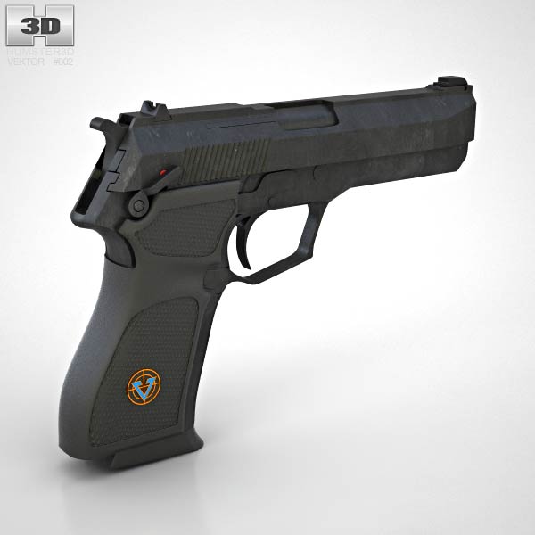 Vektor SP1 3D model - Download Pistol on 3DModels.org