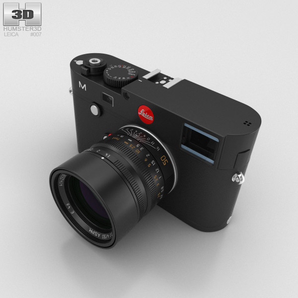 Leica M (Type 240) Black 3D model - Download Photo camera on 3DModels.org