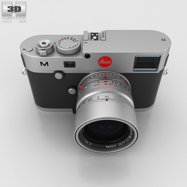 Leica M (Type 240) Silver 3D model - Download Photo camera on 3DModels.org