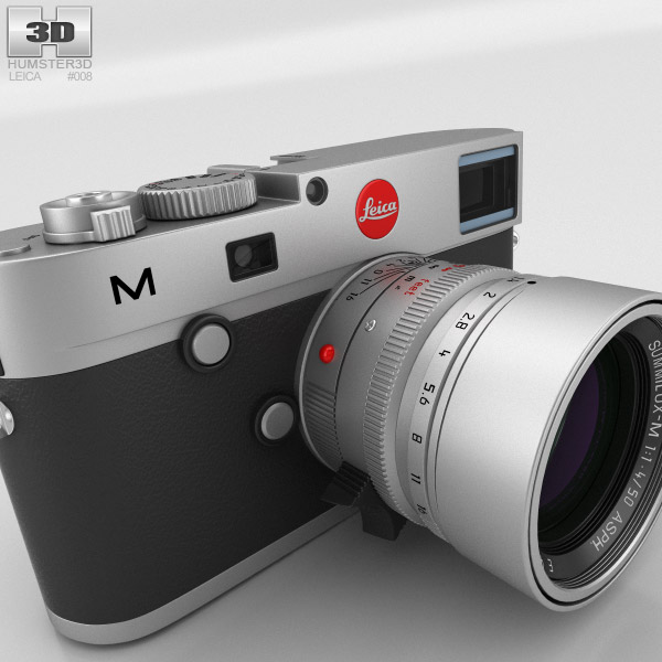 Leica M (Type 240) Silver 3D model - Download Photo camera on 3DModels.org