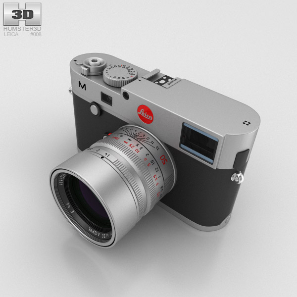 Leica M (Type 240) Silver 3D model - Download Photo camera on 3DModels.org