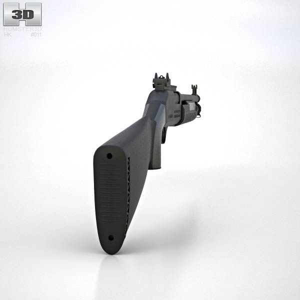 Heckler & Koch FABARM FP6 3D model - Download Shotgun on 3DModels.org