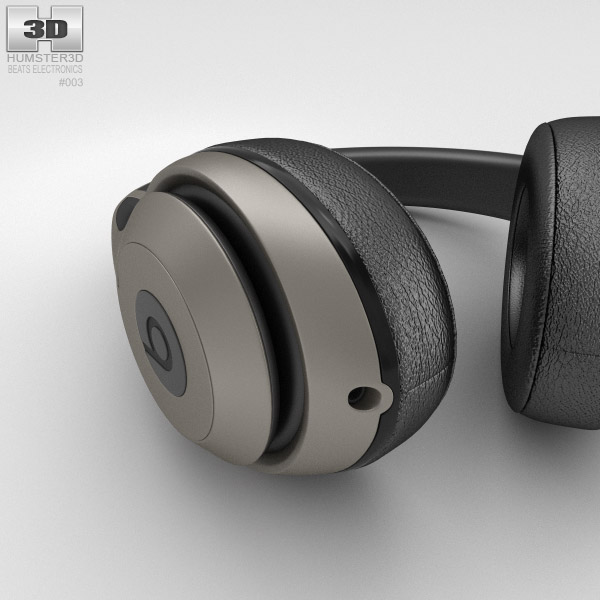 Beats by Dr. Dre Studio Over-Ear Headphones Titanium 3D model ...