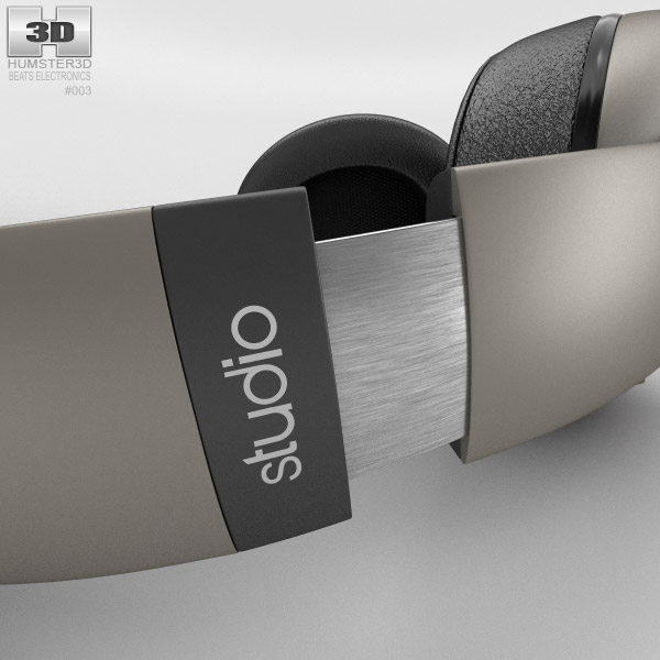 Beats by Dr. Dre Studio Over-Ear Auriculares Titanium Modelo 3D ...