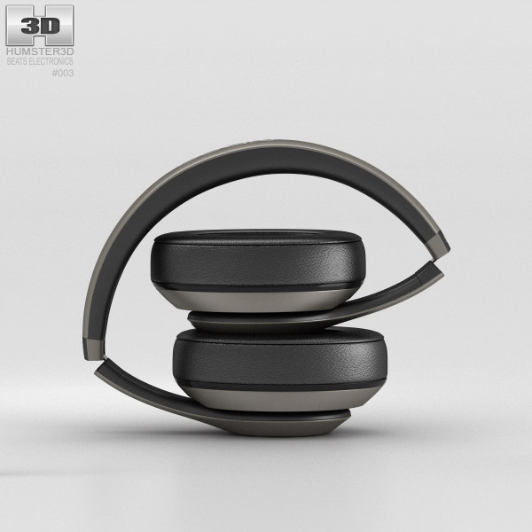 Beats by Dr. Dre Studio Over-Ear Headphones Titanium 3D model ...