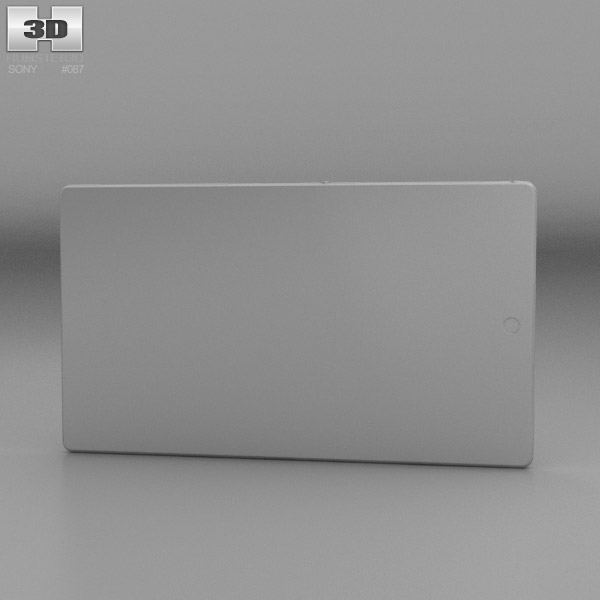 Sony Xperia Z3 Tablet Compact White 3D model - Download Tablet on ...