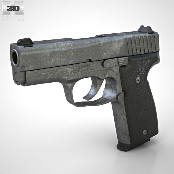 Kahr K9 3D model - Download Pistol on 3DModels.org